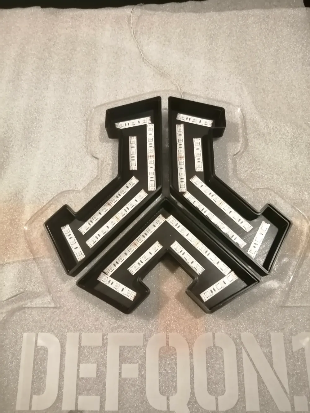 Logo DEFCON1 - RGB + Acrylic by TweakMaker - MakerWorld
