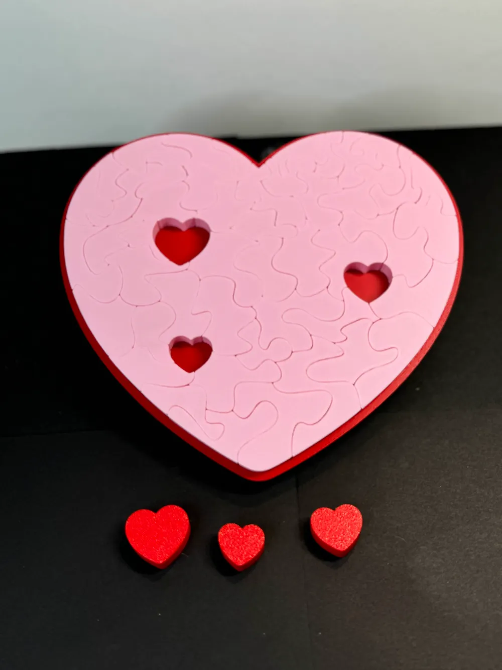 Valentine's Day Heart Puzzle 50-Piece very hard! by AlinedBy3DPrinting ...