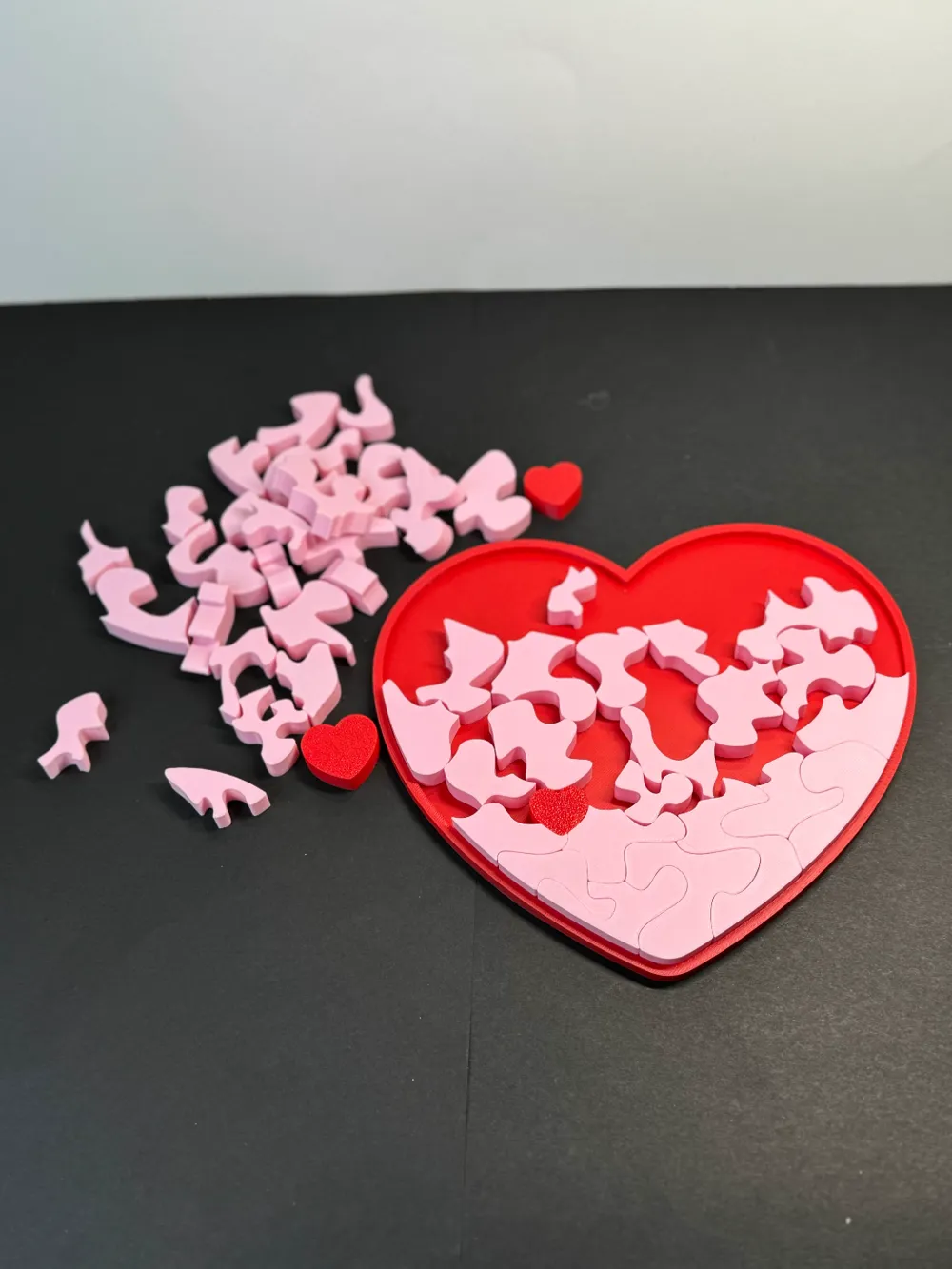 Valentine's Day Heart Puzzle 50-Piece very hard! by AlinedBy3DPrinting ...