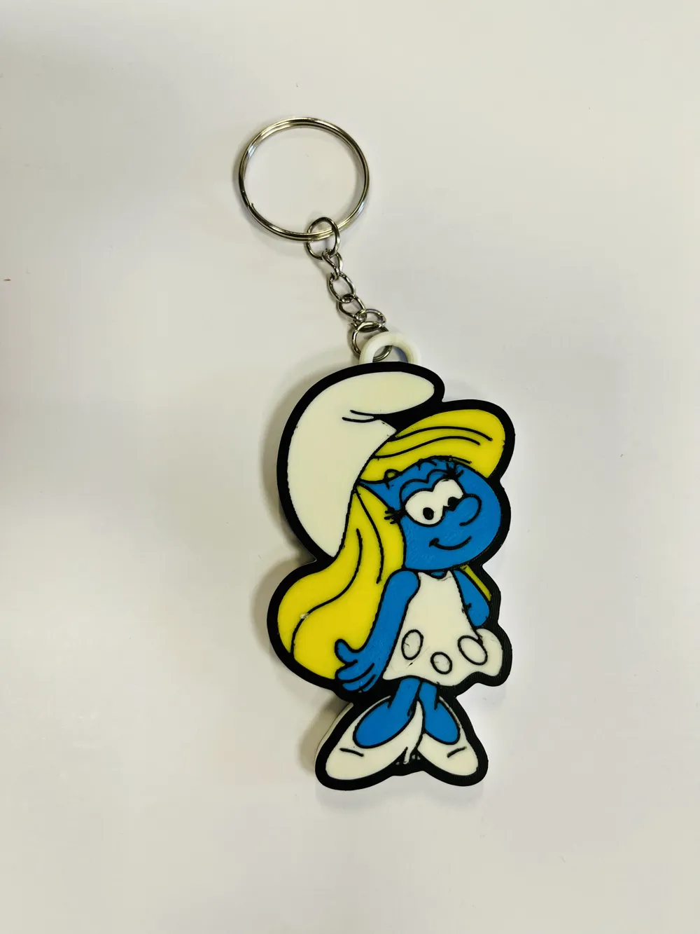 Puffetta (Smurfette) keychain - Free 3D Print Model - MakerWorld