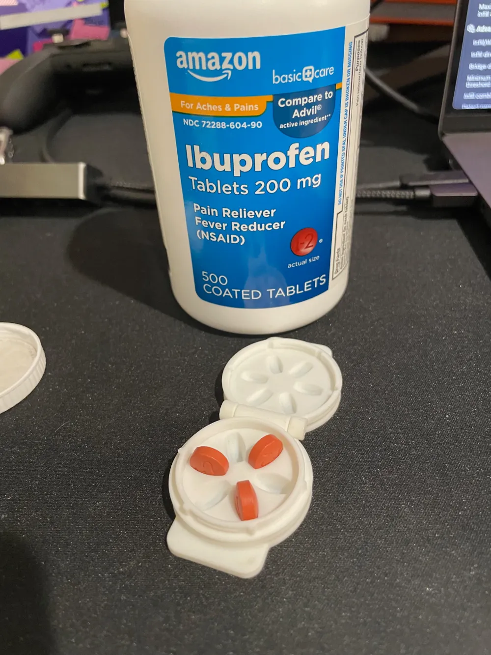 Anti-Rattle Ibuprofen Case by Marcel Roed - MakerWorld