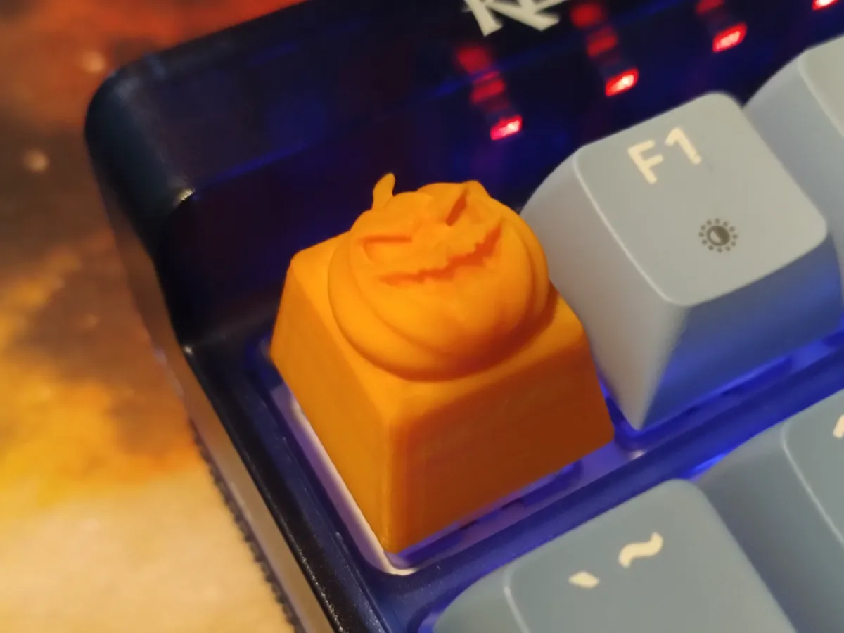 Pumpkin Keycap for Halloween by Zingerberg MakerWorld: Download Free 3D ...