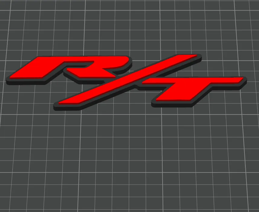R/T Badge Emblem Logo by Beaver12 MakerWorld: Download Free 3D Models