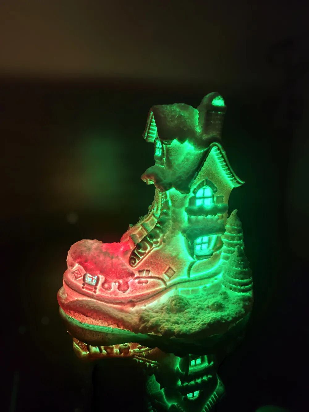 Lâmpada Casa Bota de Natal - Modelo gratuito para impressão 3D - MakerWorld