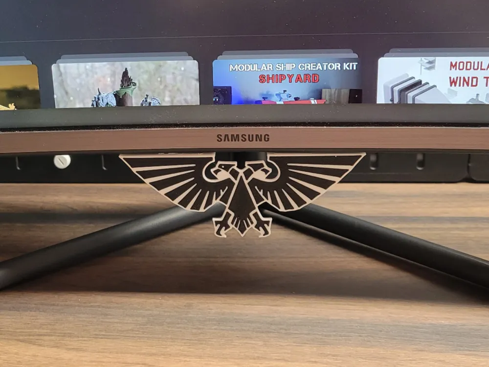 Monitor Display Decoration - Warhammer 40k Aquila by araymbox ...