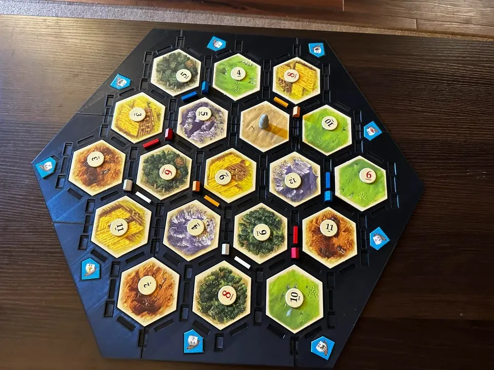 Settlers of Catan Board Template - Free 3D Print Model - MakerWorld