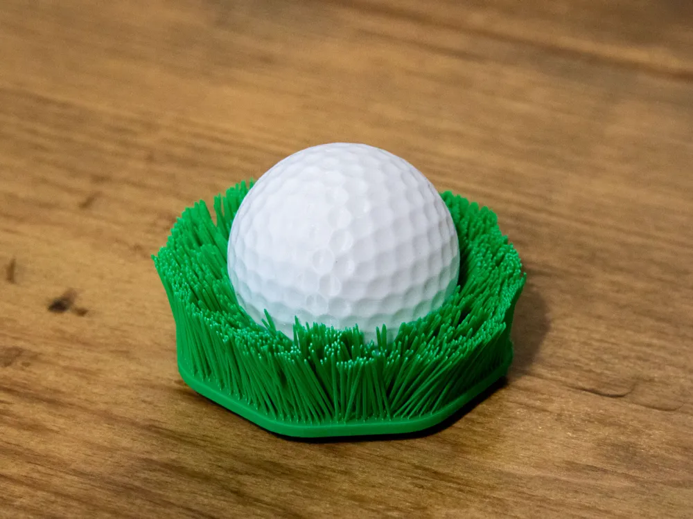 Golf Ball Fridge Magnet "In The Rough" by NATEZROD - MakerWorld