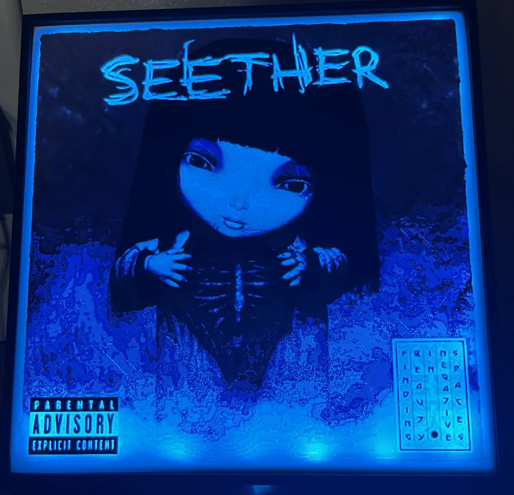Seether Hueforge Lithophane Album Cover by AriesGirl18 - MakerWorld