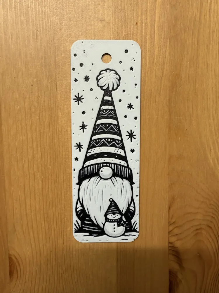 Christmas Gonk Bookmark - Free 3D Print Model - MakerWorld