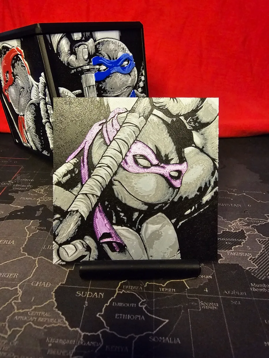 Ninja Turtle HueForge Set for cP3D´s Framebox by Think3D MakerWorld ...