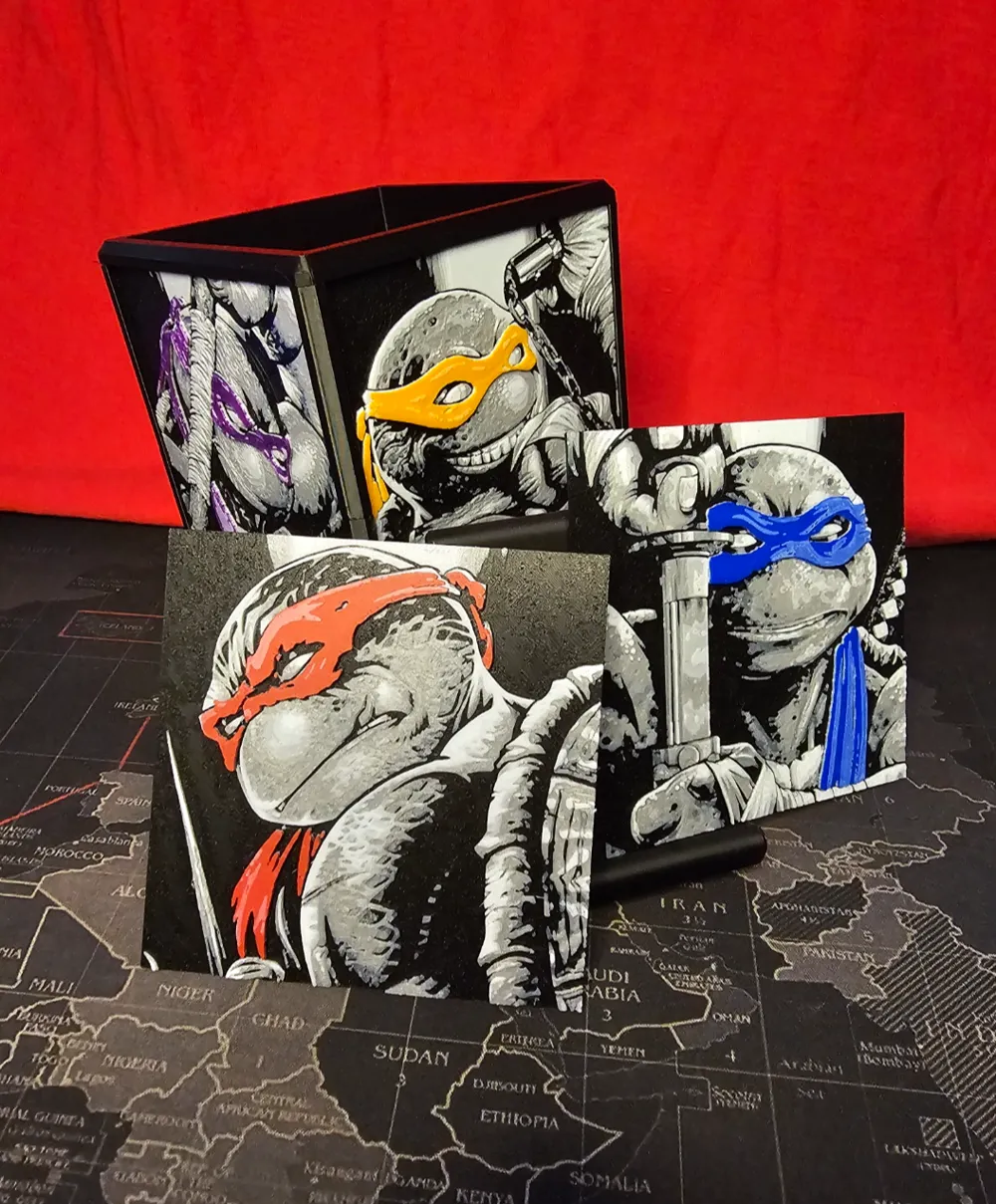 Ninja Turtle HueForge Set for cP3D´s Framebox by Think3D MakerWorld ...