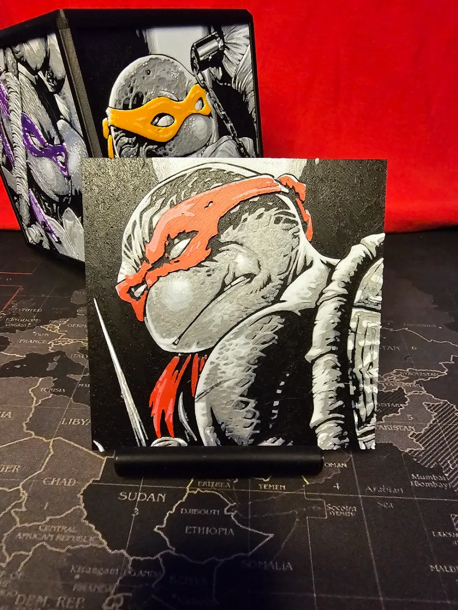 Ninja Turtle HueForge Set for cP3D´s Framebox by Think3D MakerWorld ...