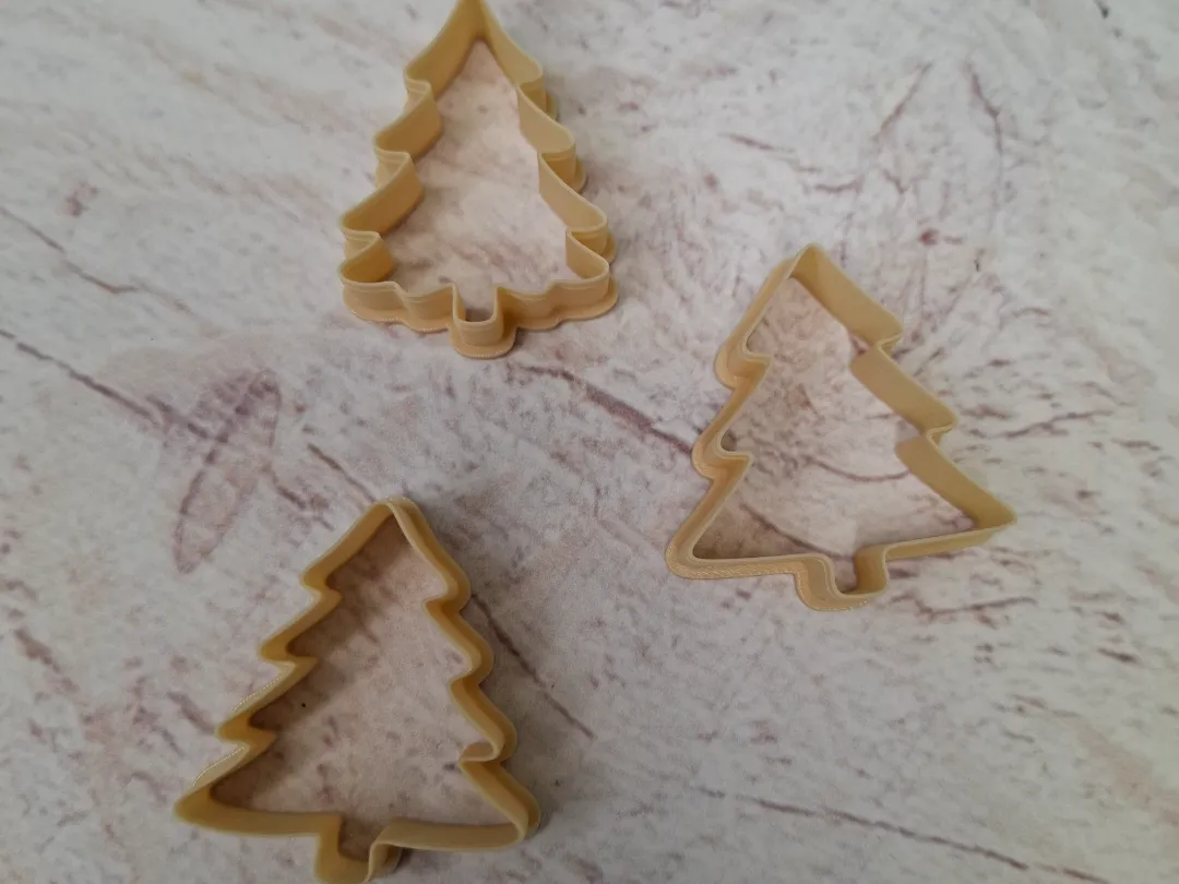 Christmas Tree Cutter Set For Clay, Cookies - Free 3D Print Model ...