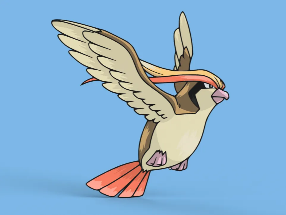 Pidgeot Wall Art - Free 3D Print Model - MakerWorld