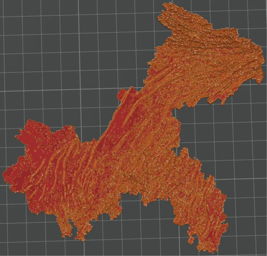 Chongqing Topography Map by KuJJ - MakerWorld