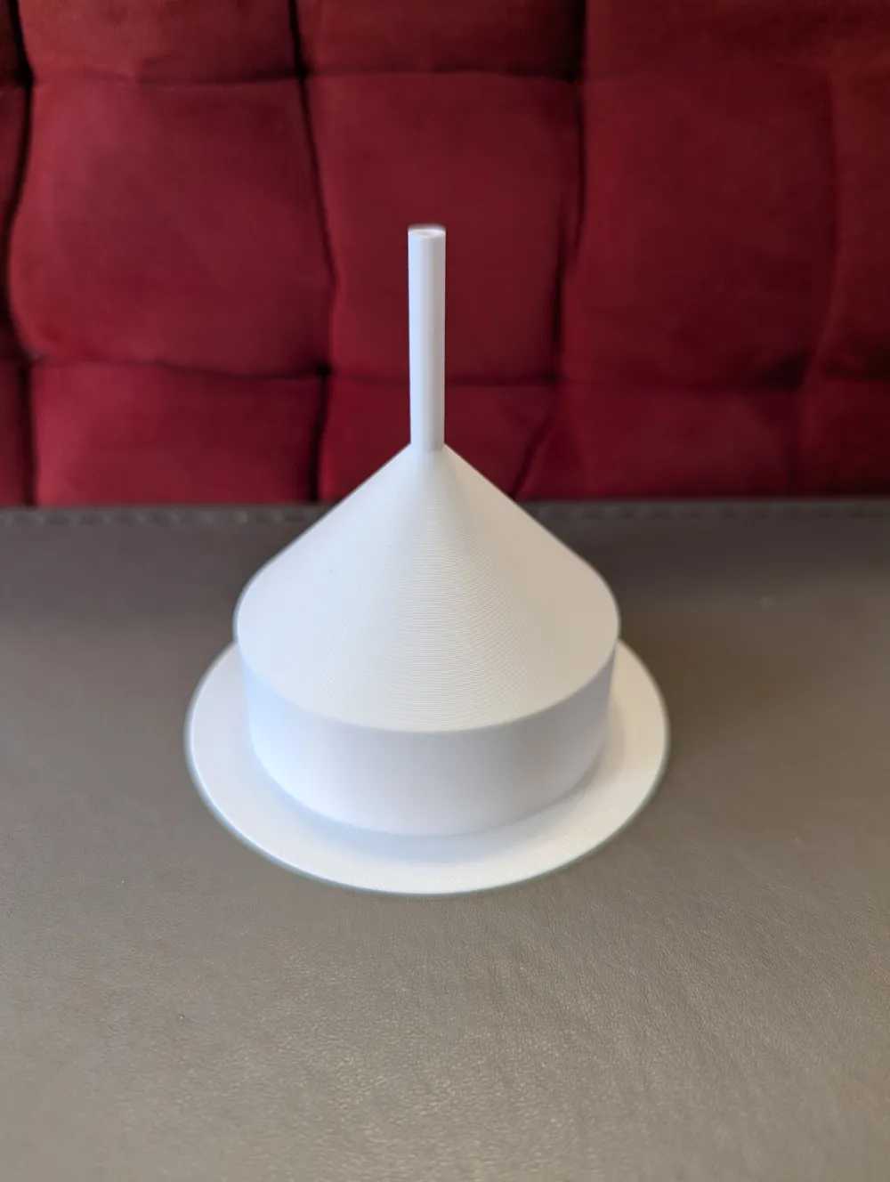 Fine Dishwasher Rinse-aid Funnel (5mm dia spout) - Free 3D Print Model ...