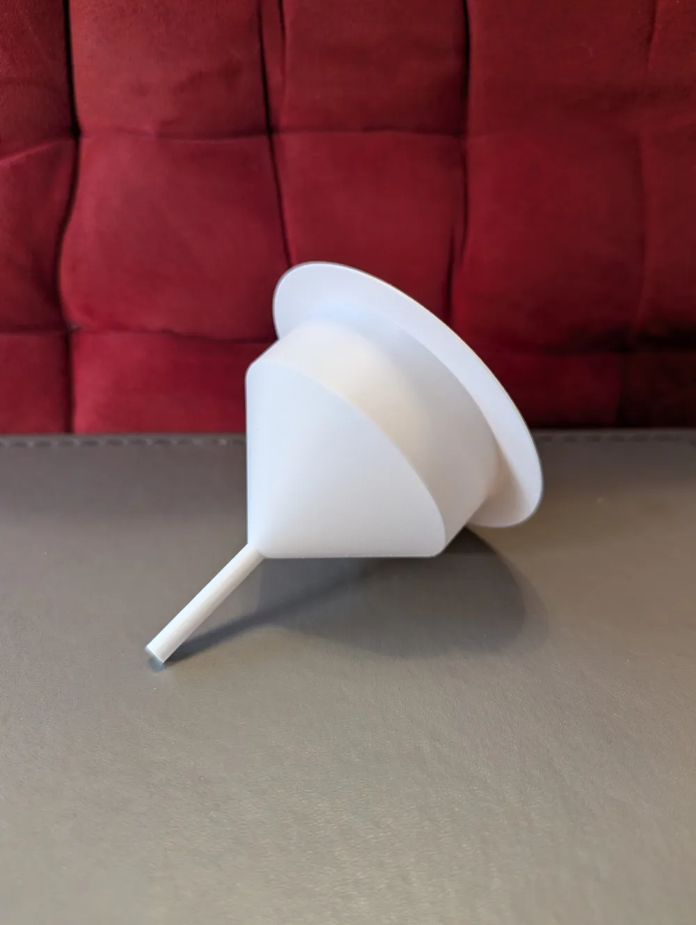 Fine Dishwasher Rinse-aid Funnel (5mm dia spout) - Free 3D Print Model ...