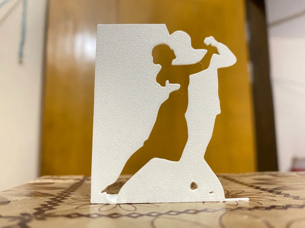 Romantisches Tanzpaar | Valentins-Wandkunstdekor – Kostenloses 3D ...