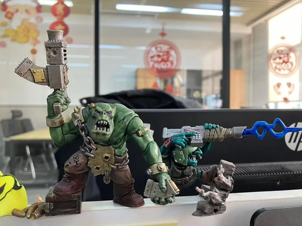 Warhammer 40K - Ork Boyz - Free 3D Print Model - MakerWorld