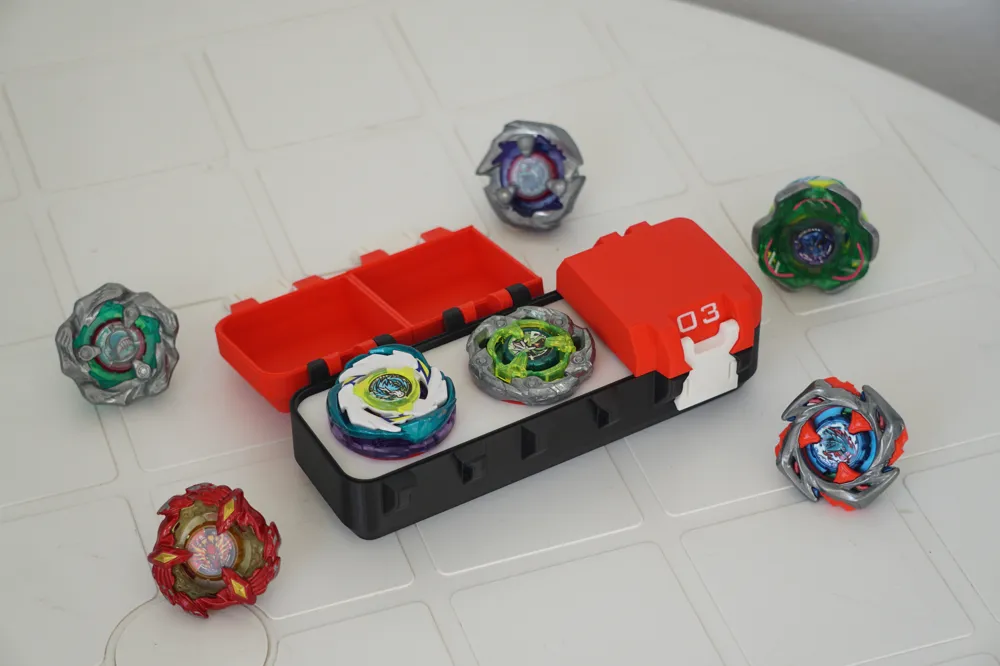 Beyblade X Tournament Box V5 - Free 3D Print Model - MakerWorld