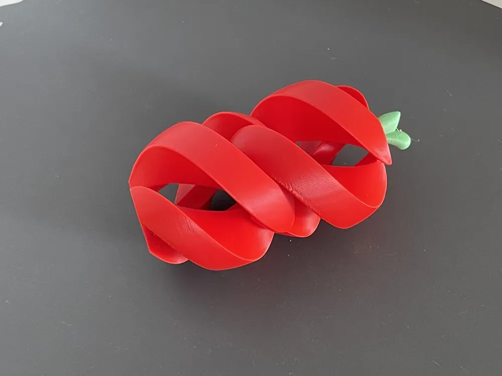 Spinning Fidget Fruit – Apple - Free 3D Print Model - MakerWorld