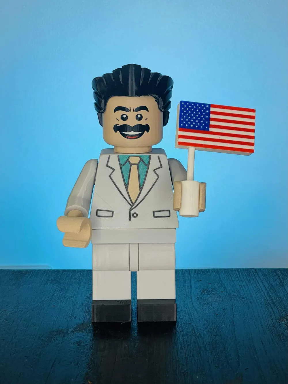 Big Brick Borat - Free 3D Print Model - MakerWorld