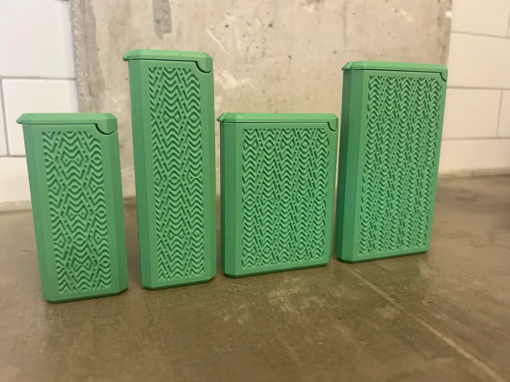 Cigarette Case Collection (PIP Snap) - Free 3D Print Model - MakerWorld
