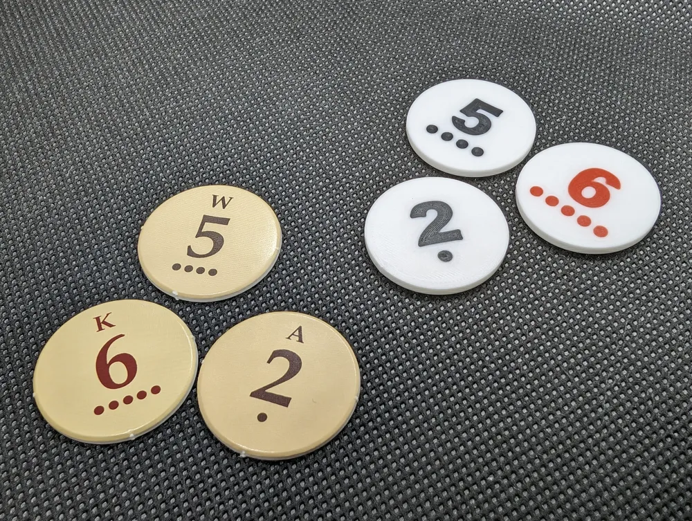 Settlers of Catan Number Tokens - Base + Expansion by theantivirus ...