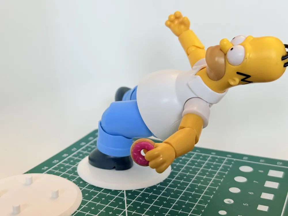 Base per action figure Jakks Simpsons da 5 pollici - Modello di stampa ...