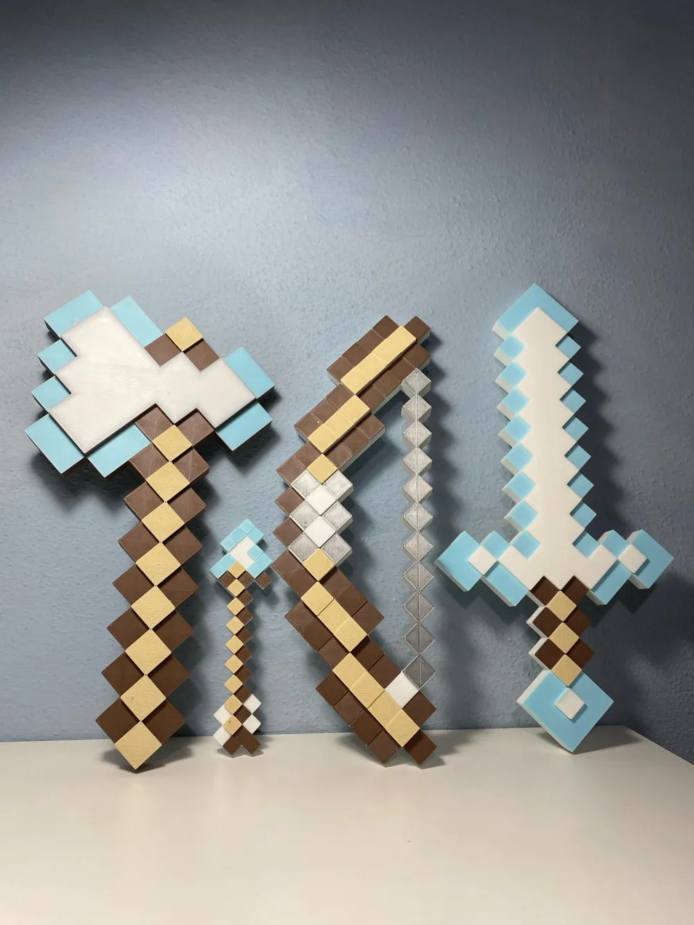 Minecraft Bow with Arrows - Free 3D Print Model - MakerWorld