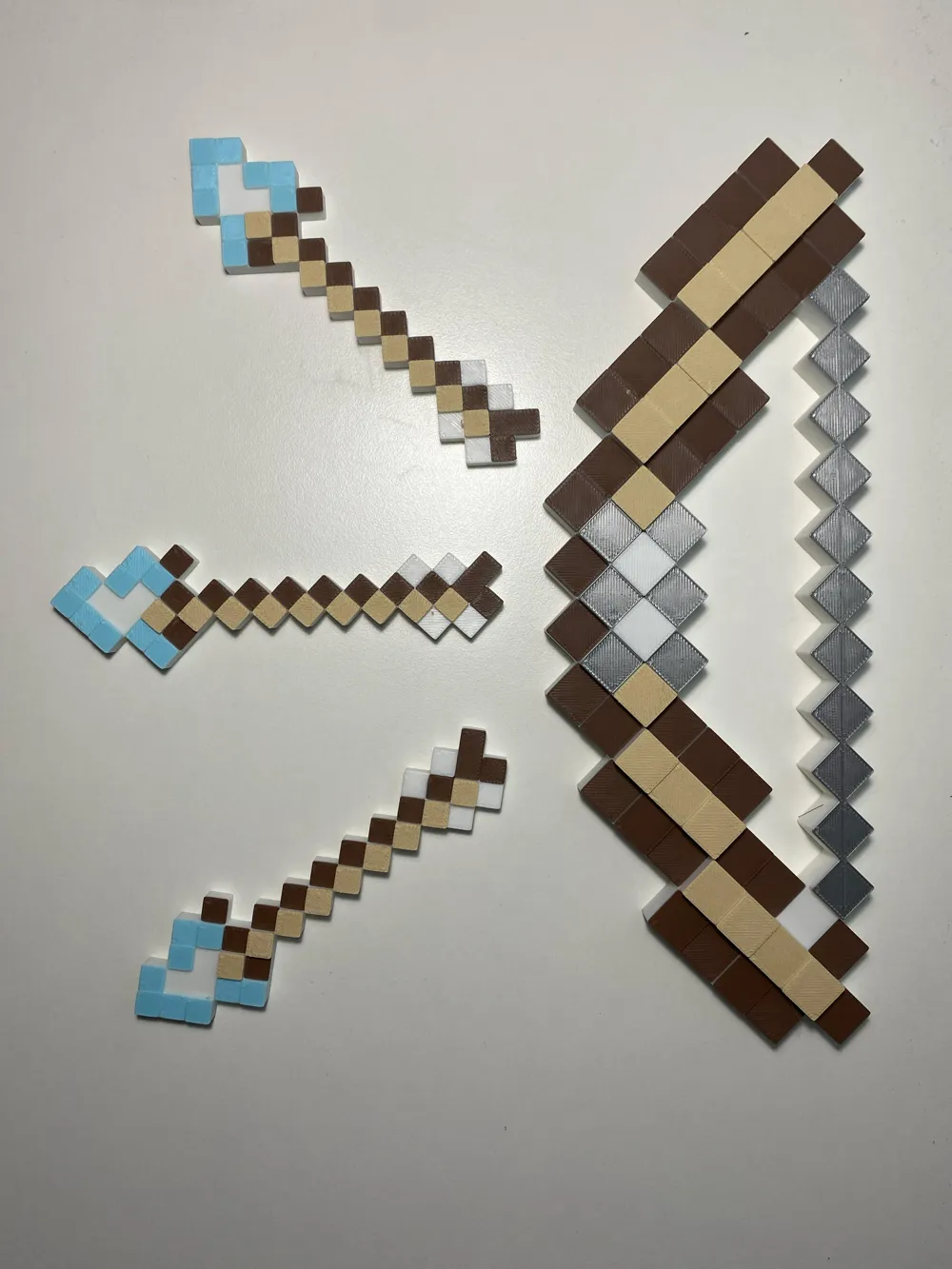 Minecraft Bow with Arrows by IceGabrielito MakerWorld: Download Free 3D ...