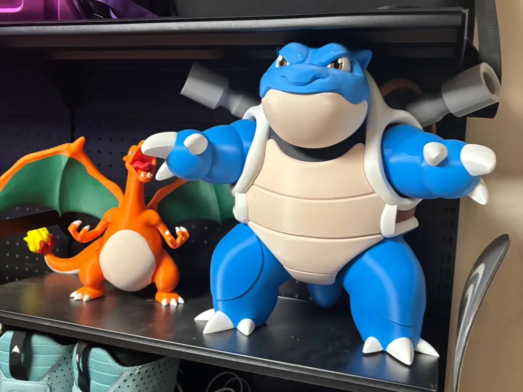 Pokemon-Blastoise-(ojos tricolor) Remezclado por 大猫猴子 MakerWorld: Descarga Modelos 3D Gratuitos