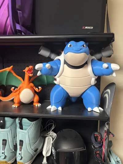 Pokemon-Blastoise-(three-color eyes) Remixed by 大猫猴子 MakerWorld ...