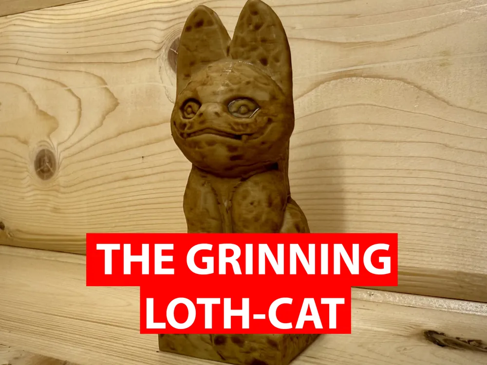 The Grinning Loth-cat Tiki Mug, Statue, Pen Holder by warrell72 ...