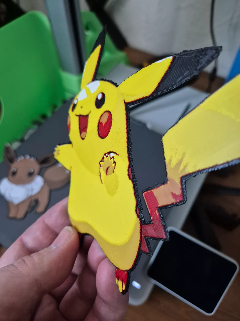 Pikachu Hueforge Character Art by FiremonkeyForge - MakerWorld
