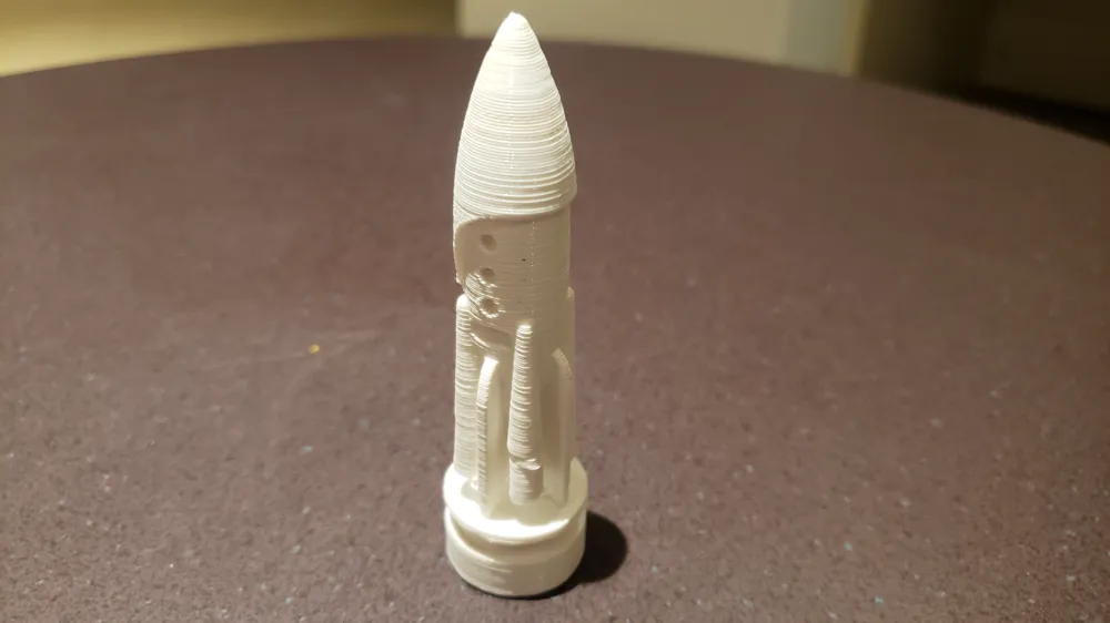 Small 1950's Rocket Ship by LEGEND28 - MakerWorld
