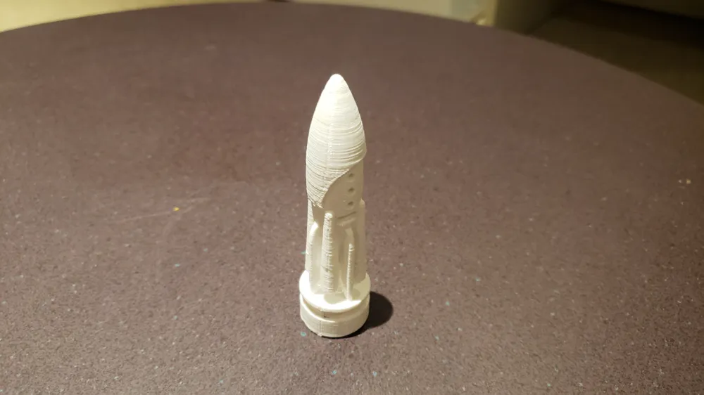 Small 1950's Rocket Ship by LEGEND28 - MakerWorld