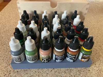Model Paint Rack-Organizer by GW_196 MakerWorld: Download Free 3D Models