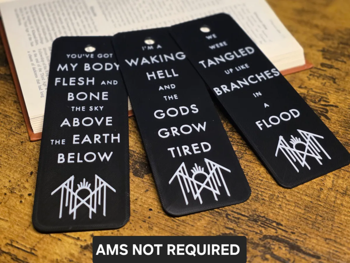 Sleep Token Lyric Boomarks - Set of 3 by N0vA 3D MakerWorld: Download ...