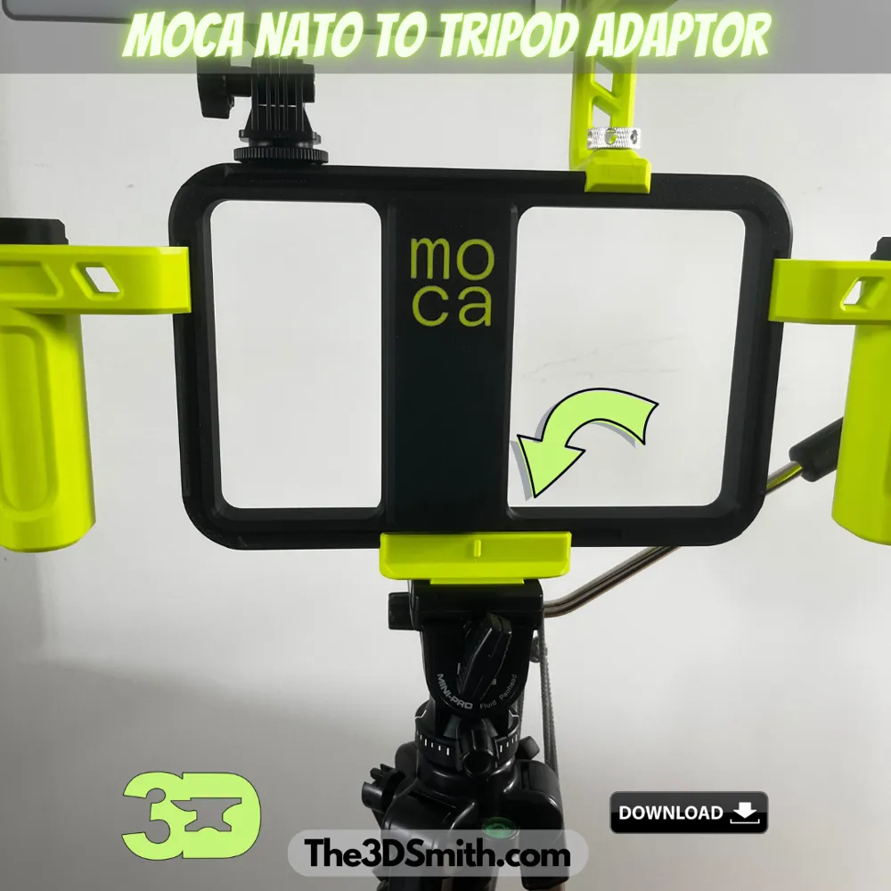 NATO Rail to Quick Release Tripod |MOCA Phone Cage by The 3D Smith ...