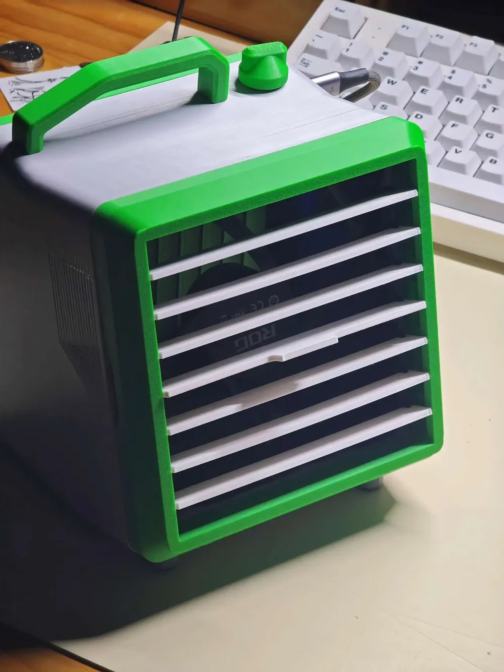 Adjustable fan blade desktop fan front cover - Free 3D Print Model ...