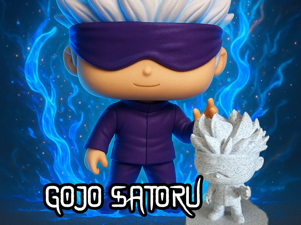 Gojo Satoru Chibi by frapbotta MakerWorld: Download Free 3D Models
