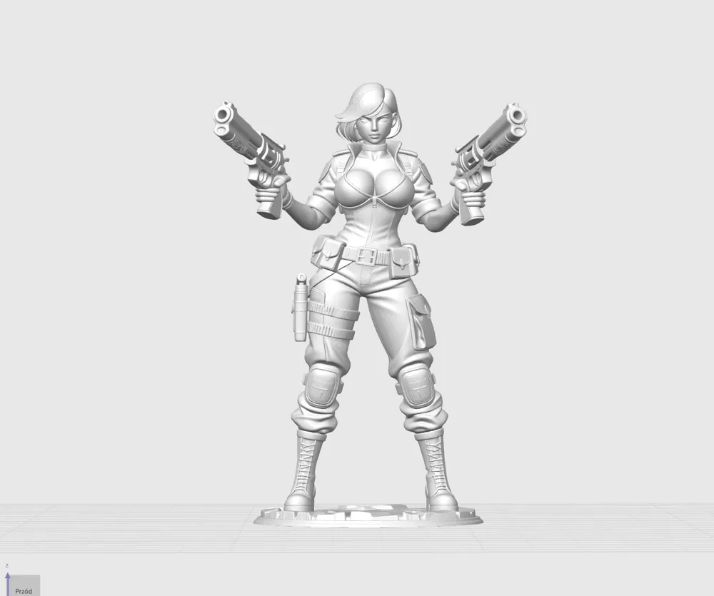 Figura de chica estilo militar por Atomic MakerWorld: Descarga Modelos 3D Gratuitos