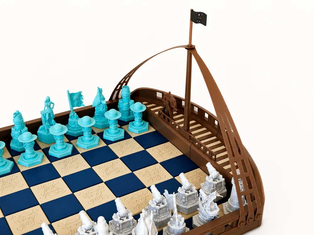 One Piece Chess Set - Free 3D Print Model - MakerWorld
