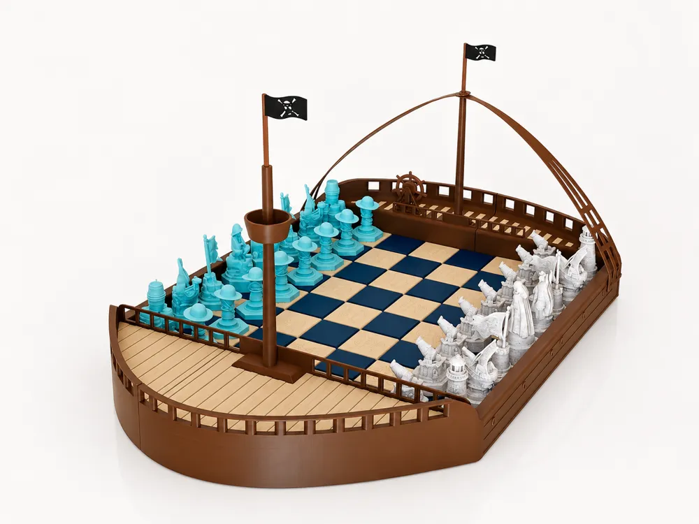 One Piece Chess Set - Free 3D Print Model - MakerWorld