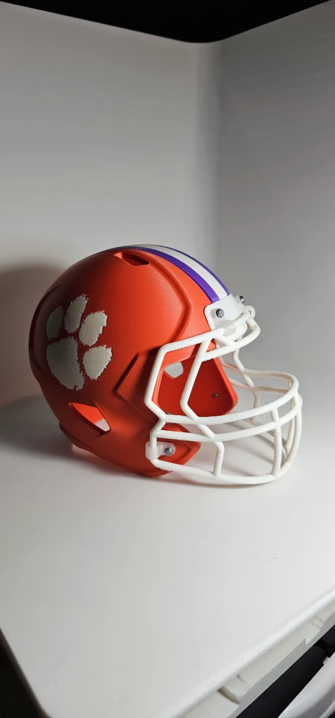 Clemson Tigers Football Helmet by animuL67 MakerWorld: Download Free 3D ...