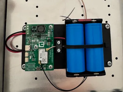 Mount for Solar Board and Battery Holder by Marcel MakerWorld: Download ...