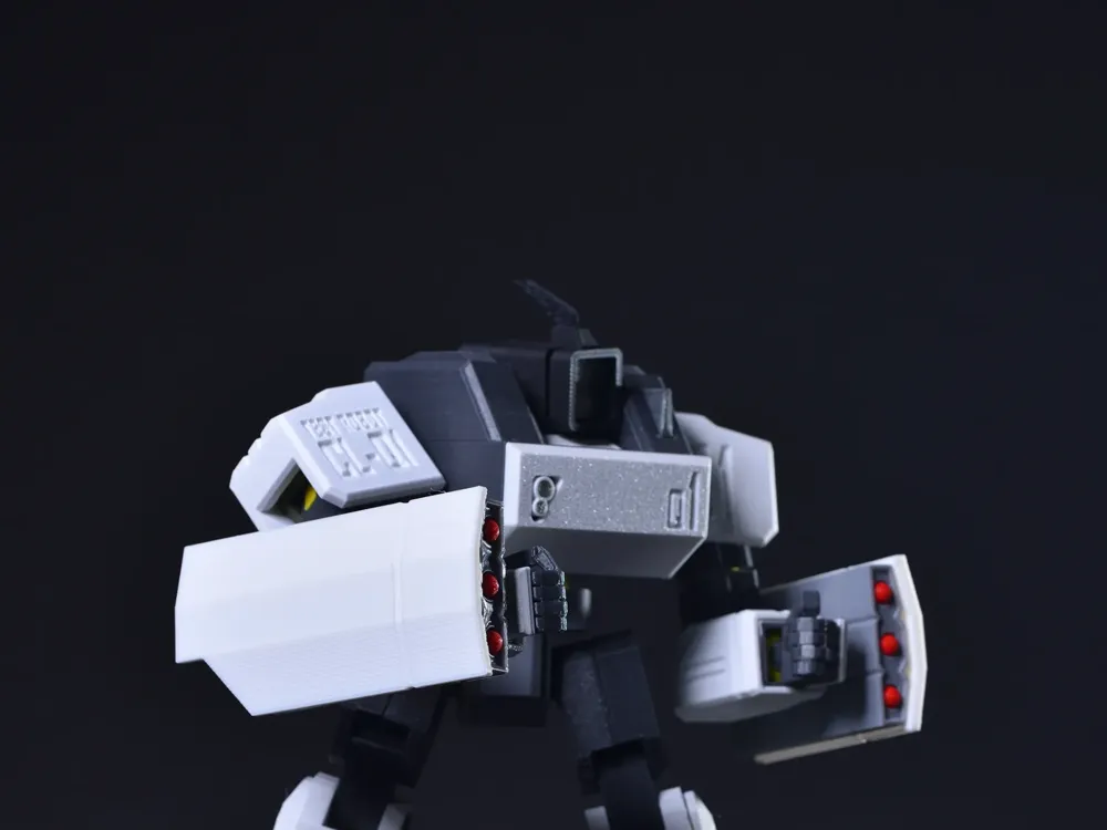 (Adaptable to CL-Q1 Panyan Mech) "Hurricane" Rapid Missile Launcher ...