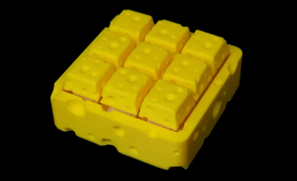 Chesse keycaps by Gleason MakerWorld: Download Free 3D Models