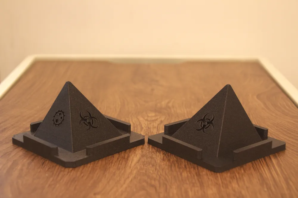 Pyramid Phone Stand - Resident Evil Edition by CaiCai - MakerWorld